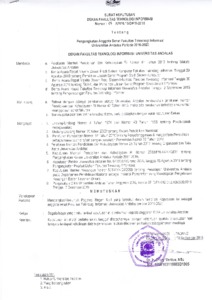 SK Senat FTI Tahun 2016-2020 - Document Repository Universitas Andalas